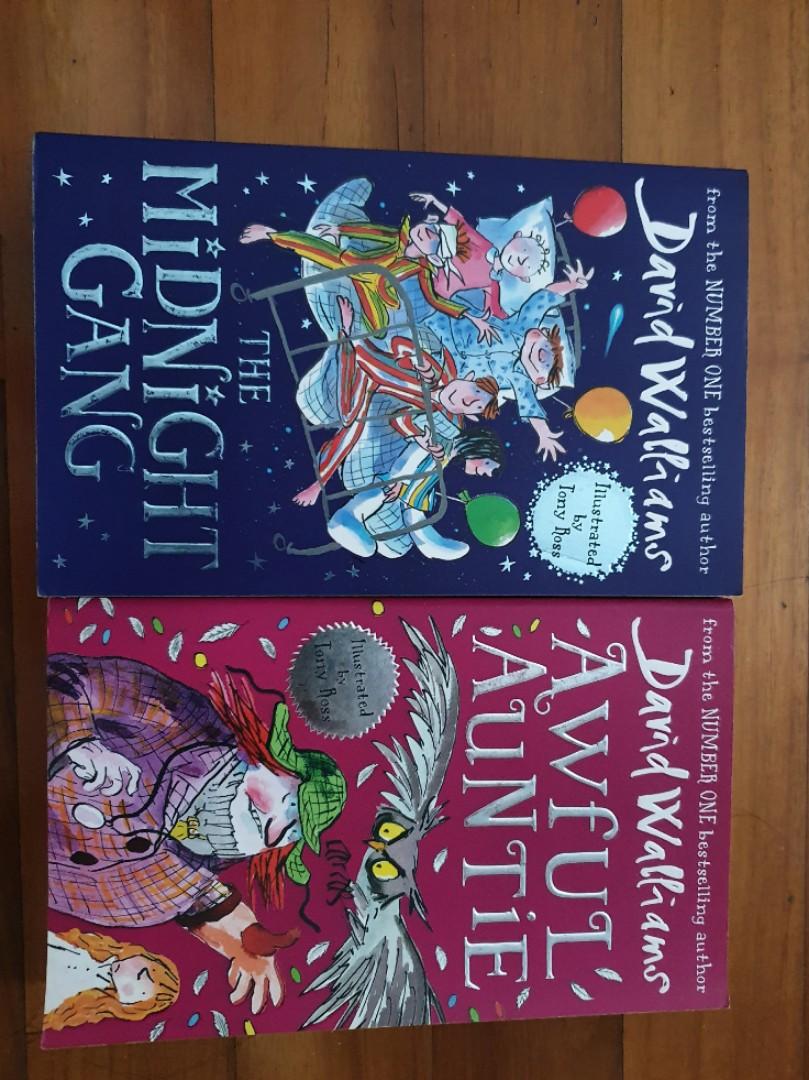 David Walliams storybook Nov the midnight gang and awful auntie ...