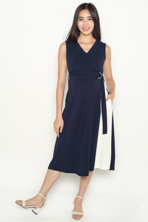 EC Ellie Belted nursing dress, Women's Fashion, Maternity wear on Carousell