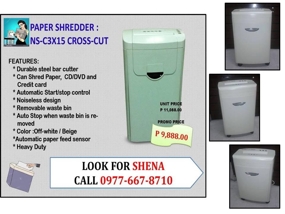 Electronic Paper Shredders HEAV DUTY SHREDDING MACHINE (Cross cut ...