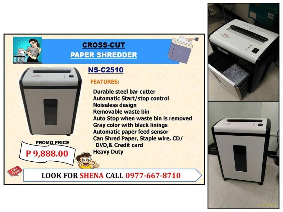 Electronic Paper Shredders HEAV DUTY SHREDDING MACHINE (Cross cut ...