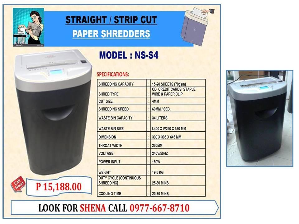 Electronic Paper Shredders HEAV DUTY SHREDDING MACHINE (Cross cut ...