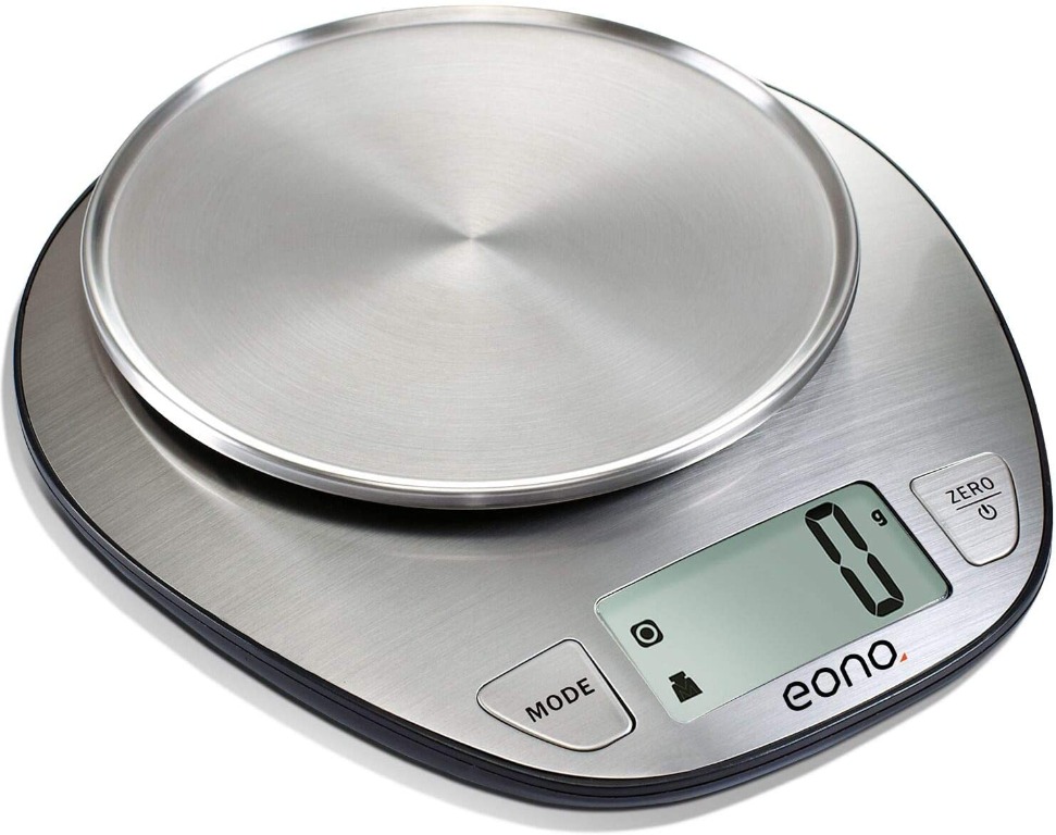 Eono Electronic Kitchen Scale Premium Large Display Backing Scale Wet ...
