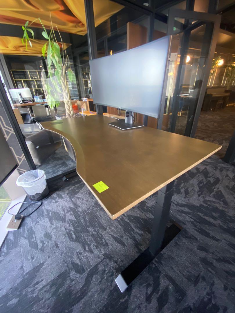 FA0013-10 Omnidesk pro 60" adjustable table with ergo bamboo top and ...