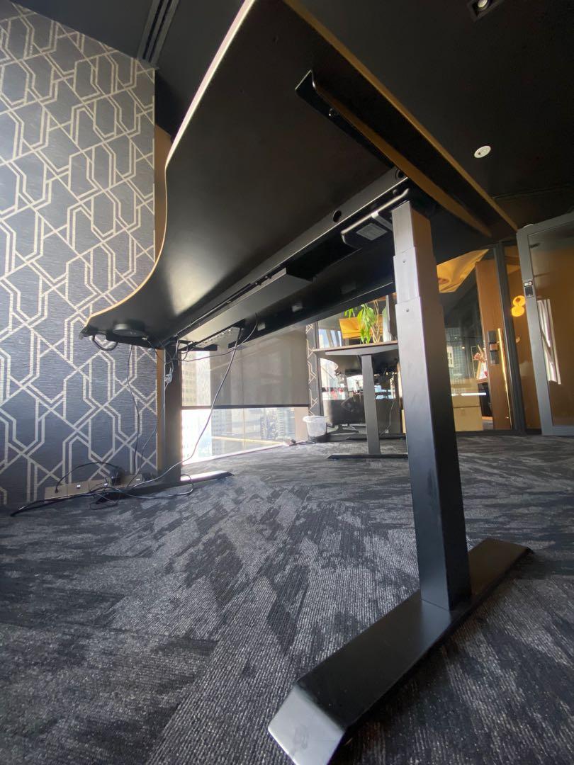 FA0013-10 Omnidesk pro 60" adjustable table with ergo bamboo top and ...