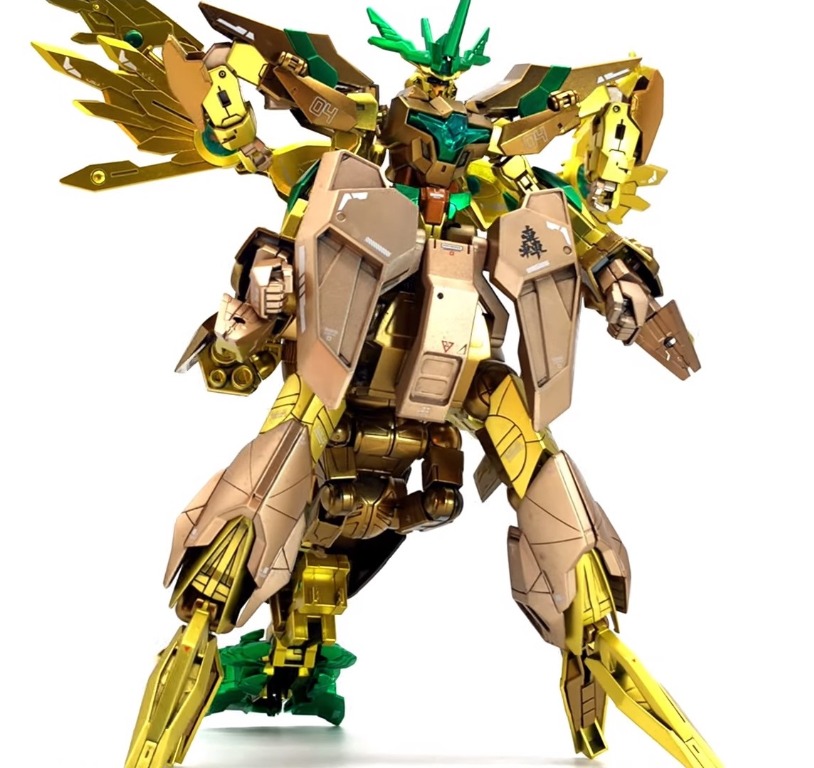 HG 再起高達 (黃金爆發形態) - Re Rising Gundam (Grand Cross Cannon Mode) Gundam ...