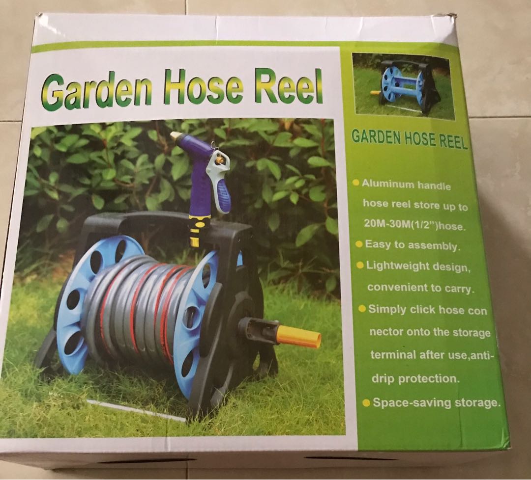 Hose reel, Furniture & Home Living, Gardening, Hose and Watering ...