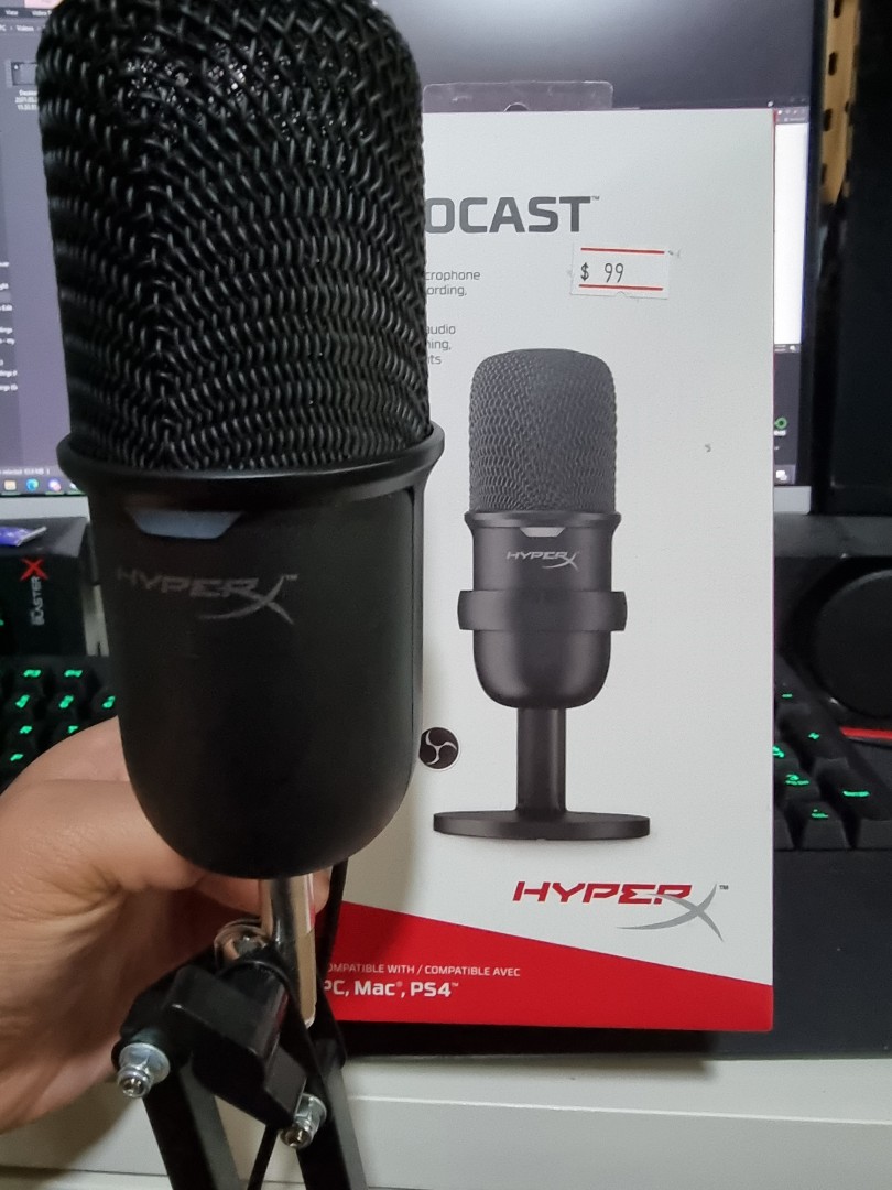 Hyperx Solocast, Audio, Microphones on Carousell