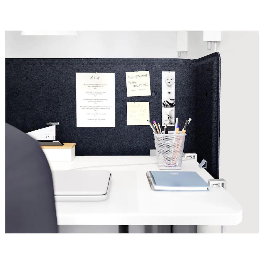 Ikea Bekant Desk Screen, Furniture & Home Living, Furniture, Tables ...