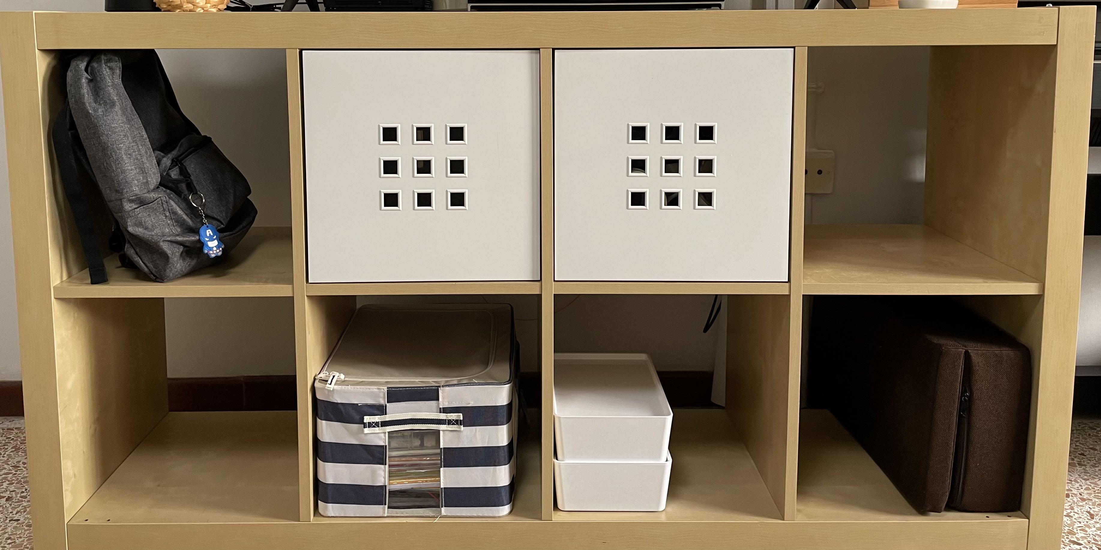 Ikea Kallax + 2 Lekman boxes, Furniture & Home Living, Furniture ...