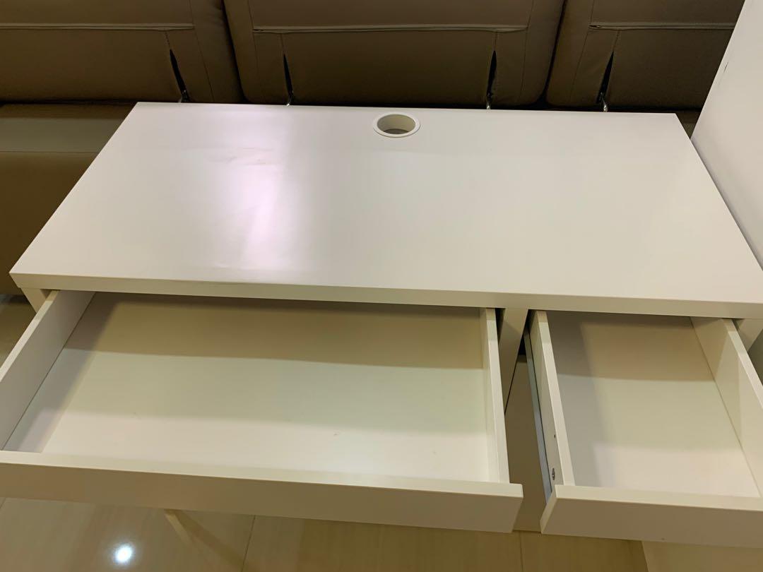 IKEA MICKE table, Furniture & Home Living, Furniture, Tables & Sets on ...