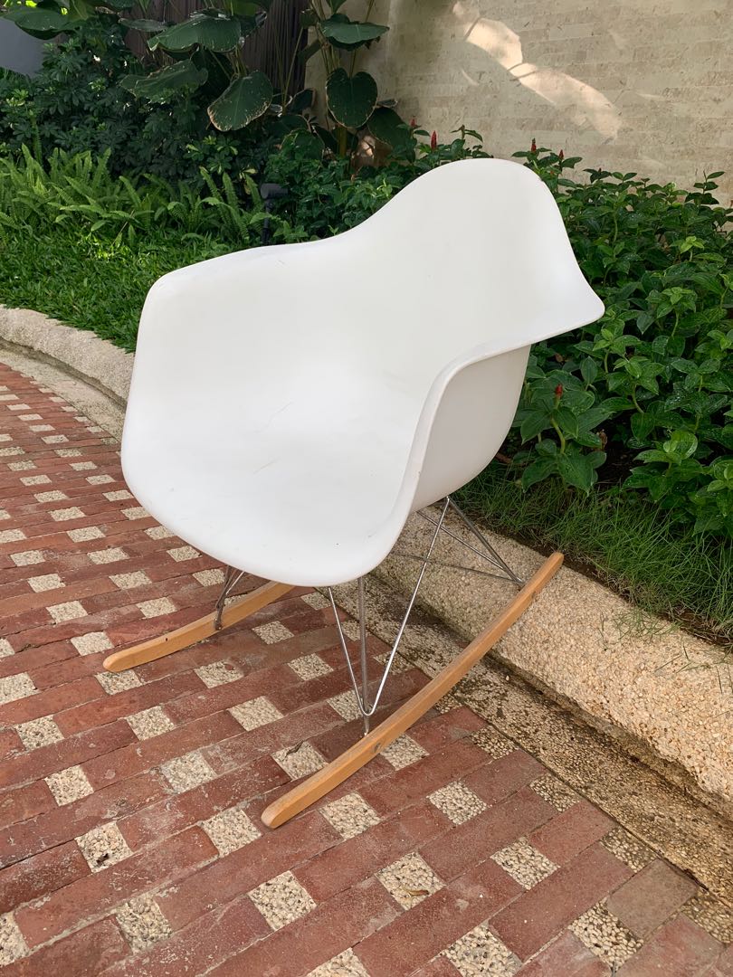 Ikea white rocking chair, Babies & Kids, Baby Nursery & Kids Furniture ...