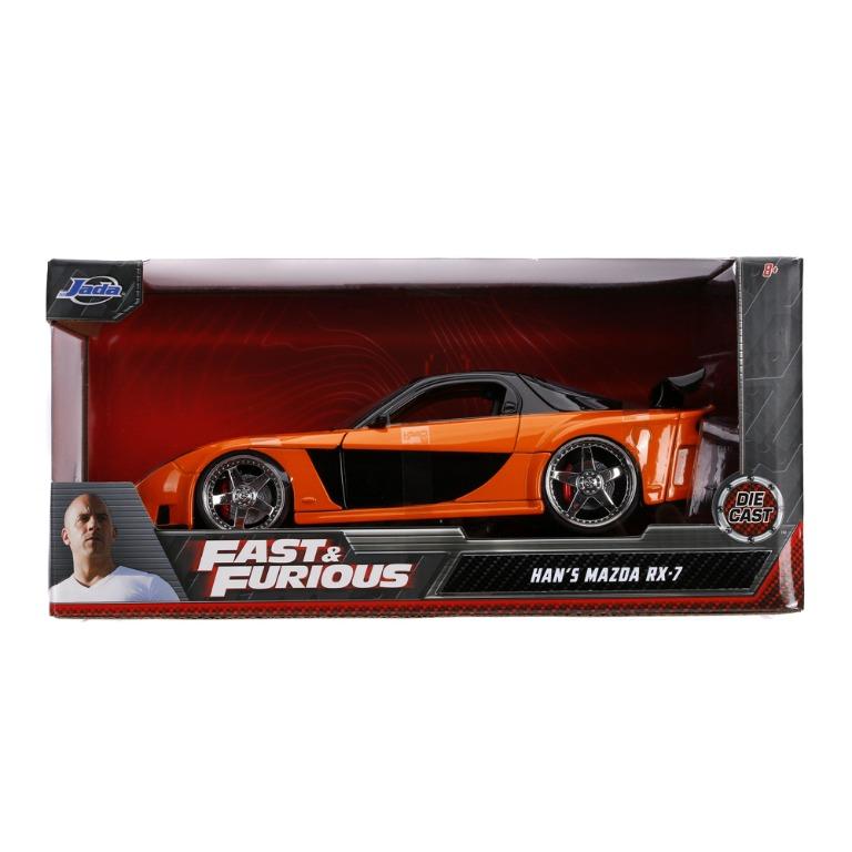 Jada 1/24 Scale Hans Mazda Rx 7 Fast & Furious Movie Die-cast Car, Hobbies & Toys, Toys & Games ...