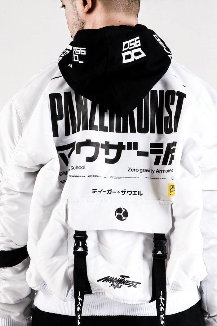 Jaket Machine56, Fesyen Pria, Pakaian , Atasan di Carousell