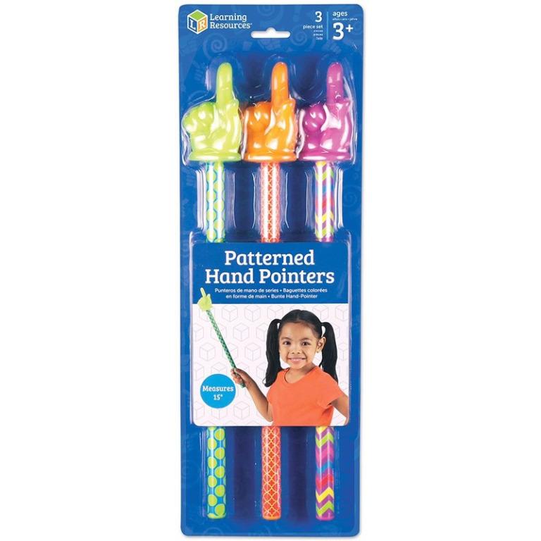 Learning Resources 15 inch Patterned Hand Pointers Set 15", Hobbies ...