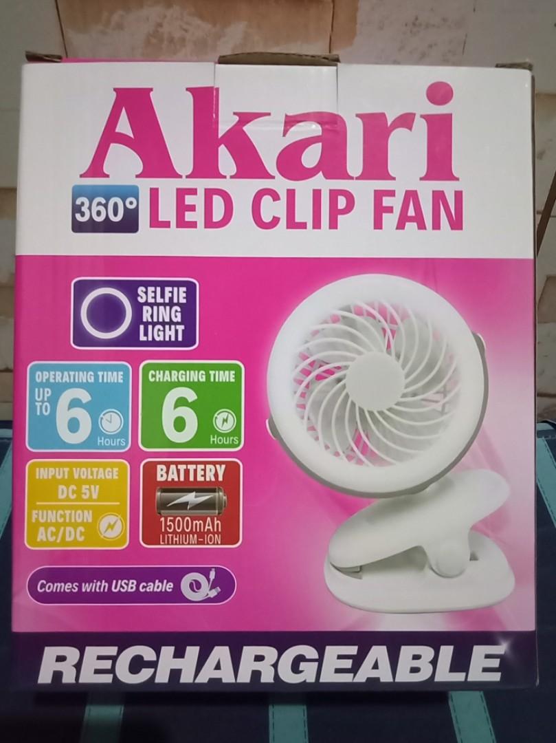 Led Clip Fan, Furniture & Home Living, Lighting & Fans, Fans on Carousell