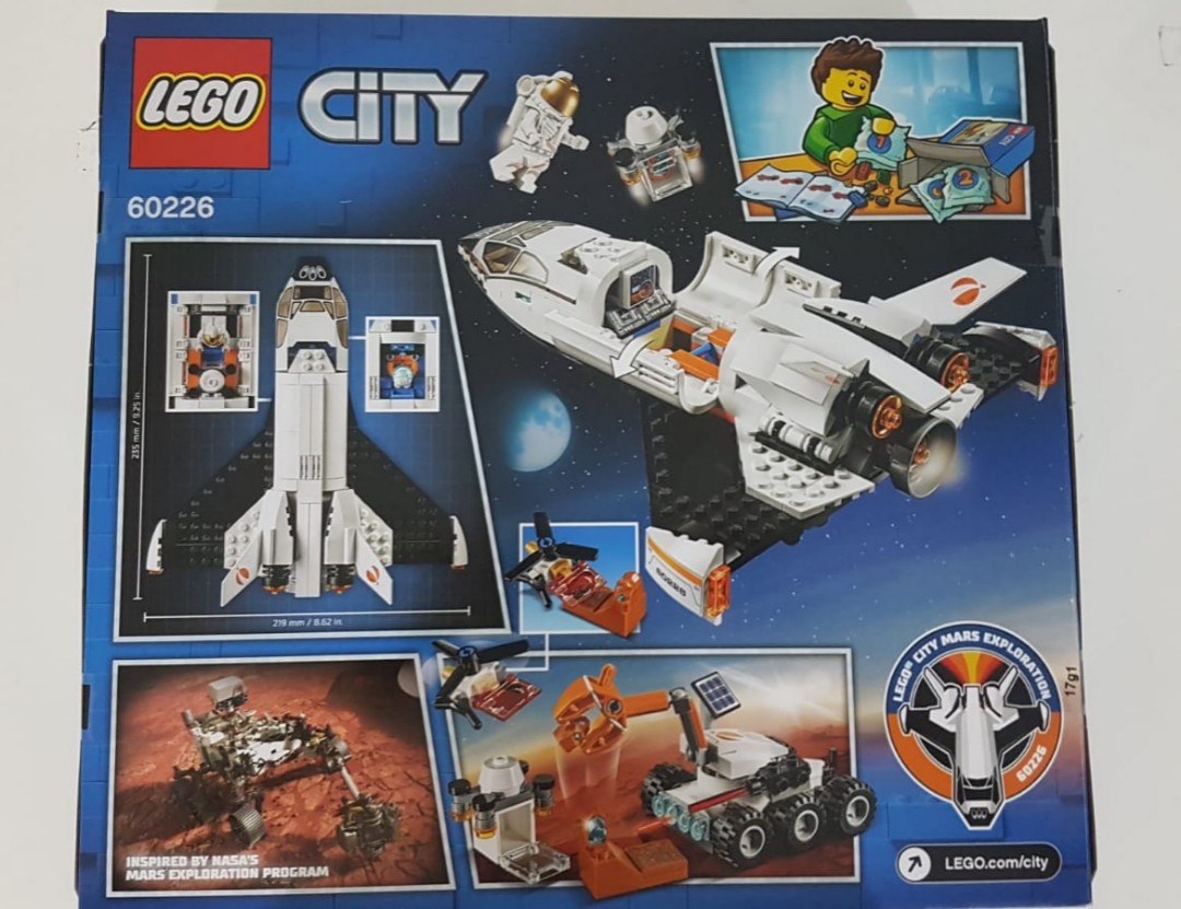 Lego City Space Mars Research Shuttle 60226 Space Shuttle Toy Building ...