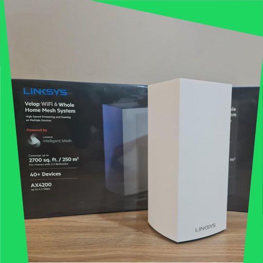 Linksys Velop MX4200/AX4200 WiFi 6 Tri band mesh router, Computers & Tech, Parts & Accessories ...