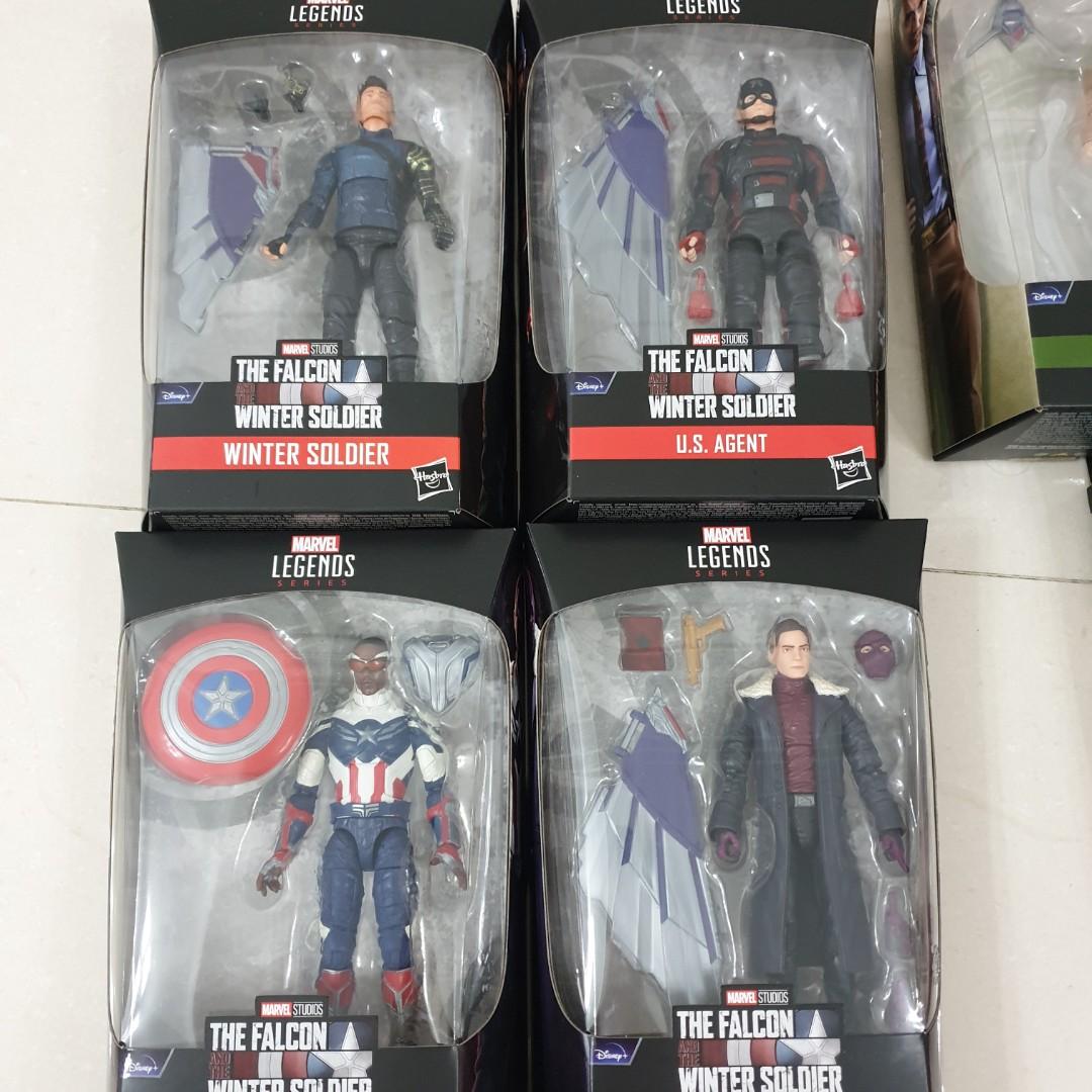 Marvel Legends Disney Plus, Captain America, Falcon, White Vision, Loki ...