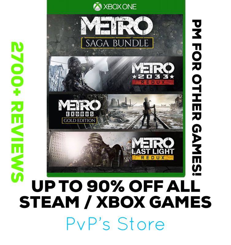 Metro Saga Bundle [Xbox], Video Gaming, Video Games, Xbox on Carousell