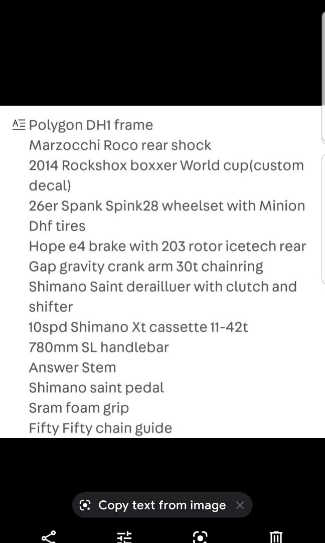 MTB full sus polygon collosus DH 1.0, Sports Equipment, Bicycles ...