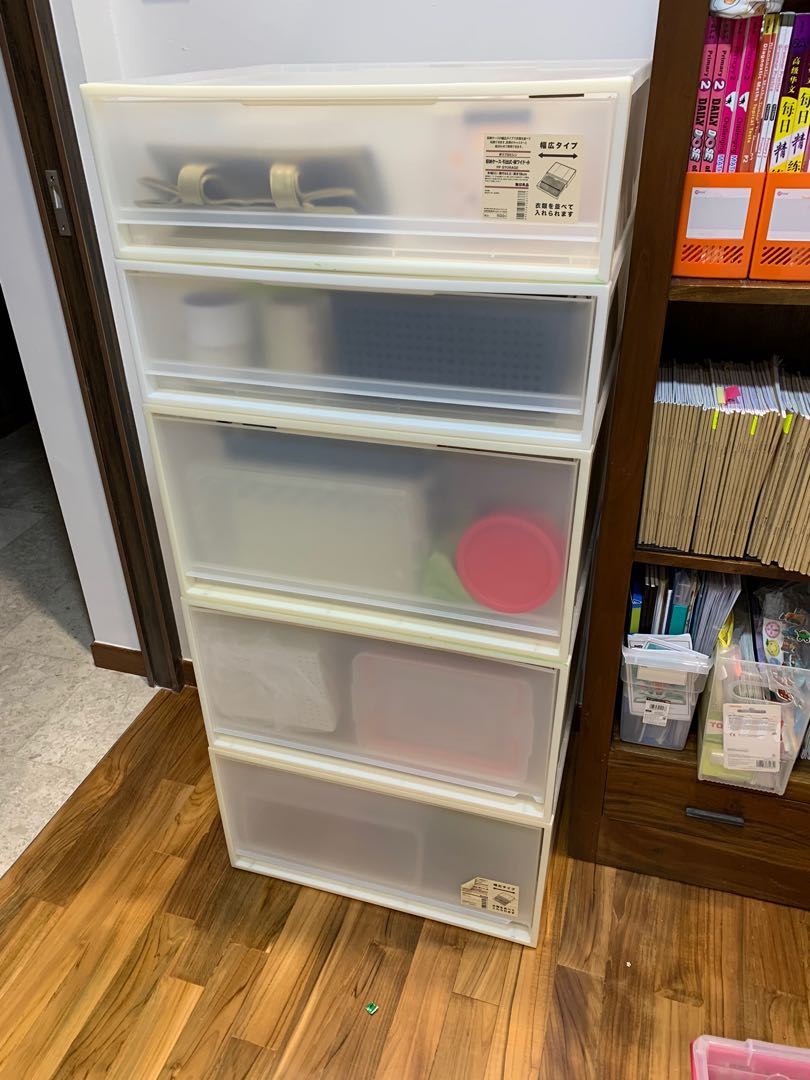 Muji drawers, Furniture & Home Living, Furniture, Shelves, Cabinets ...