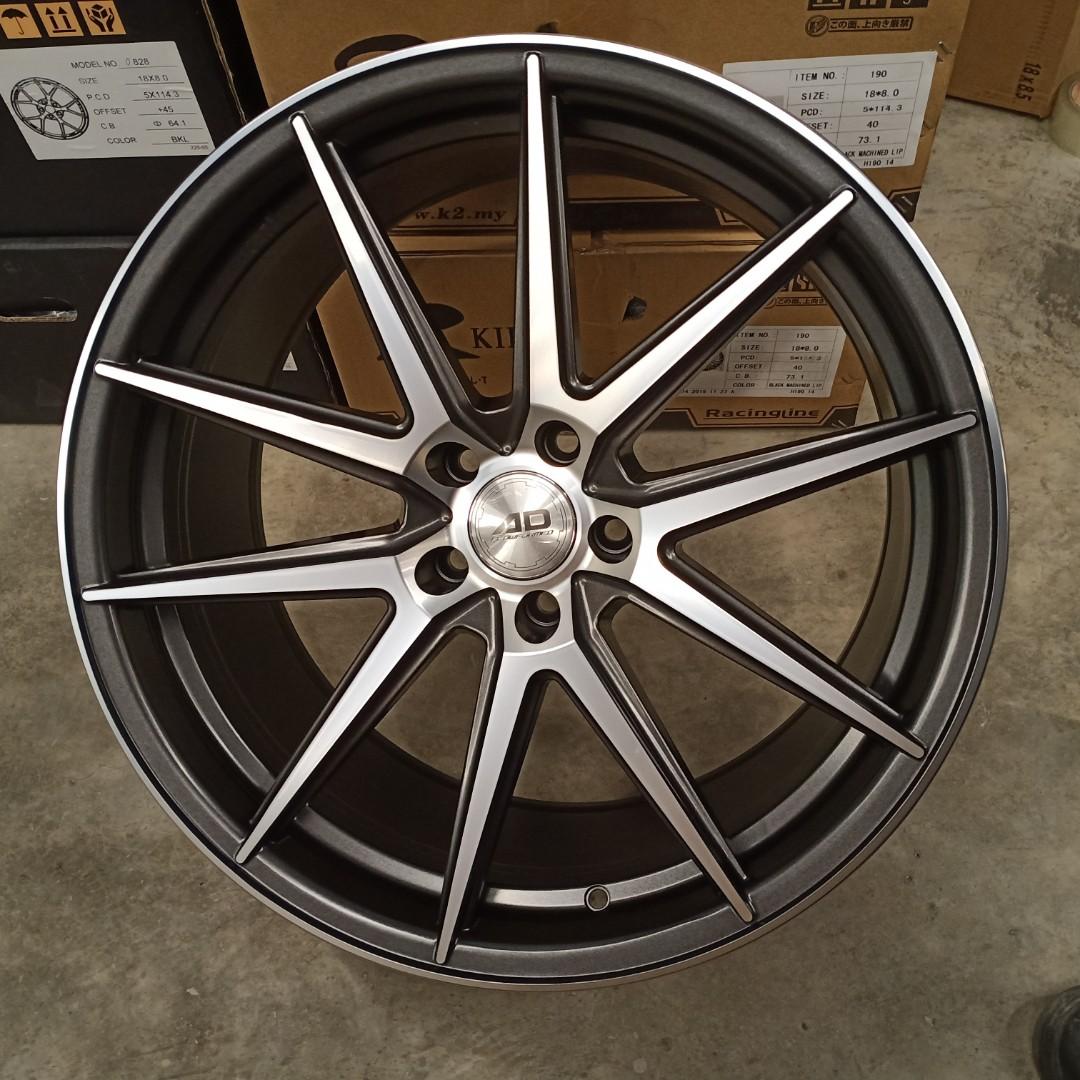 NEW SPORT RIM 20 INCH ORI AD WHEEL MUSTANG ACCORD ALPHARD VELLFIRE ...