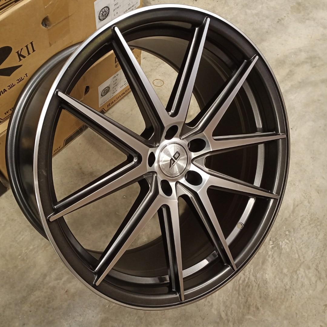 NEW SPORT RIM 20 INCH ORI AD WHEEL MUSTANG ACCORD ALPHARD VELLFIRE ...