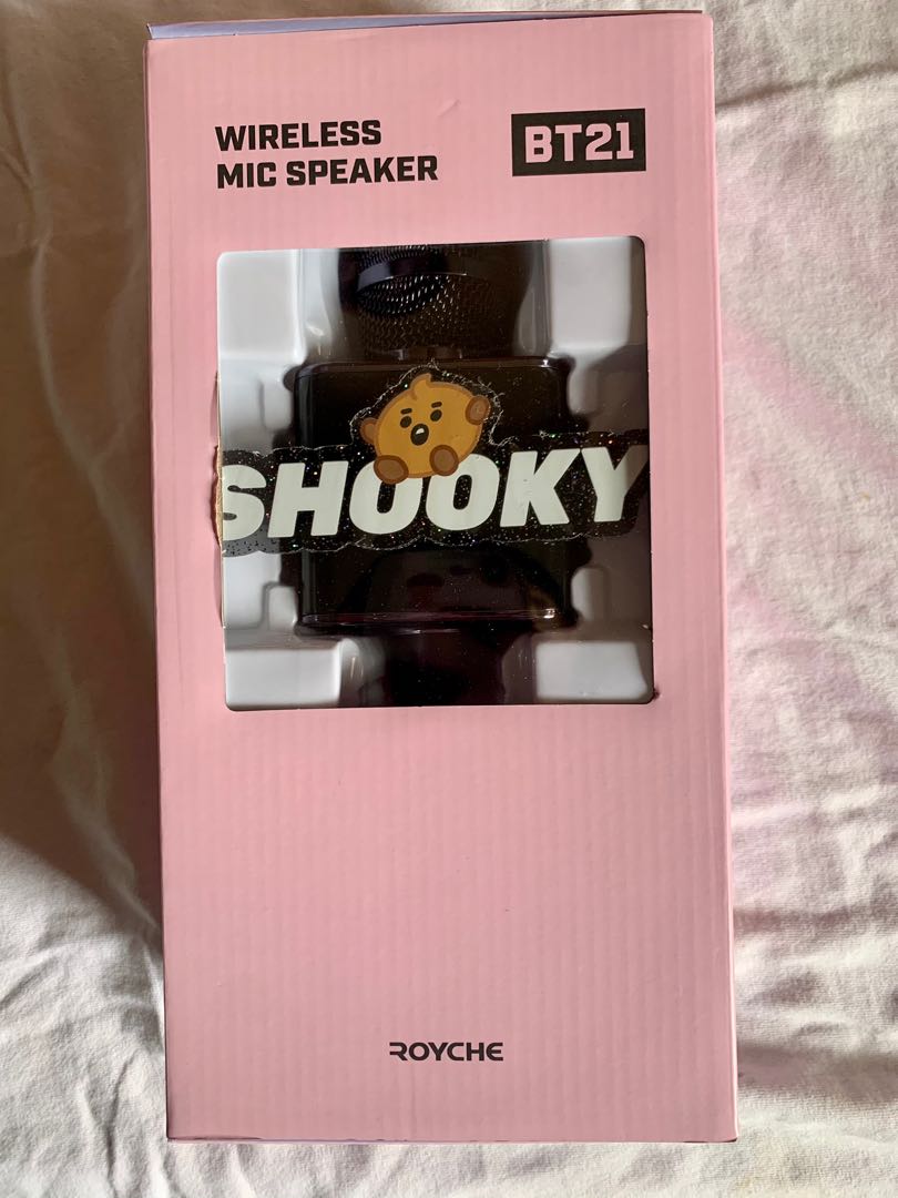 On Hand Sealed and Authentic BT21 Mic Bluetooth Microphone BT21 Shooky Mic, Hobbies & Toys ...