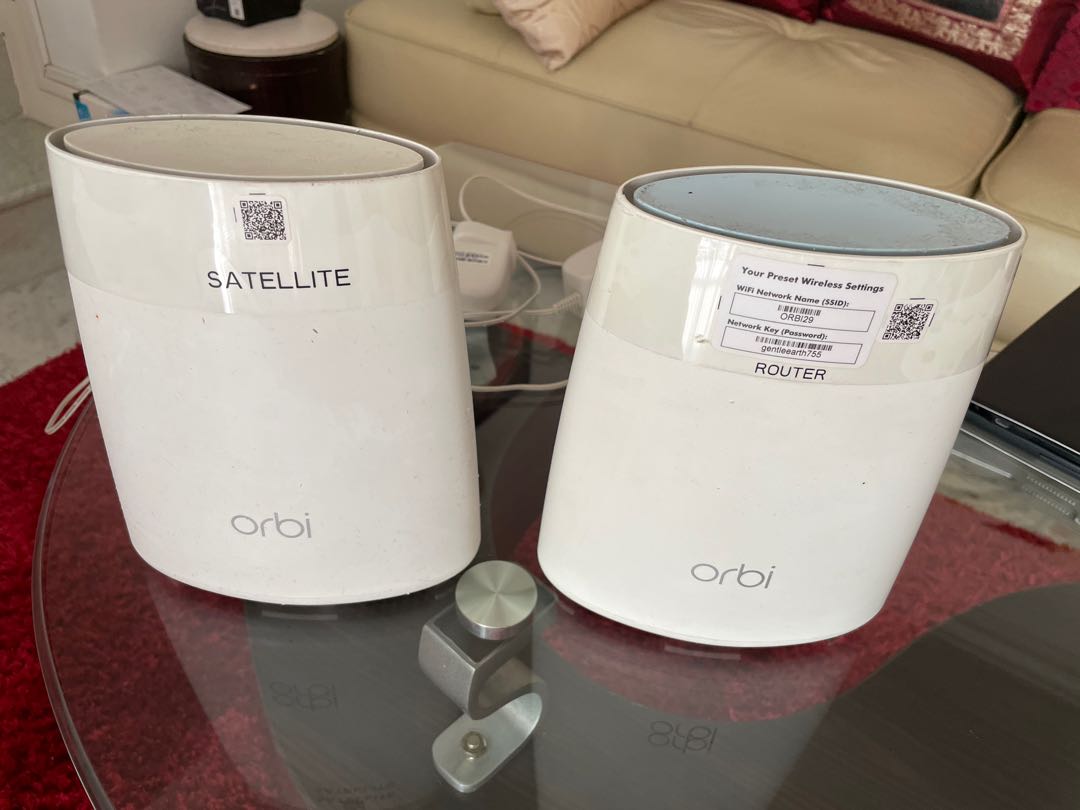 Orbi mesh RBR40- router and satellite, TV & Home Appliances, Other Home ...