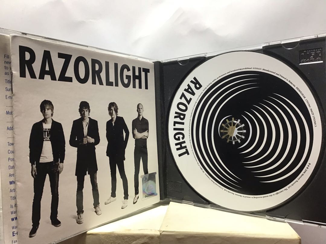 CD Razorlight OOP ORIGINAL 2006 PRESS Anubis Rock, Hobbies & Toys ...