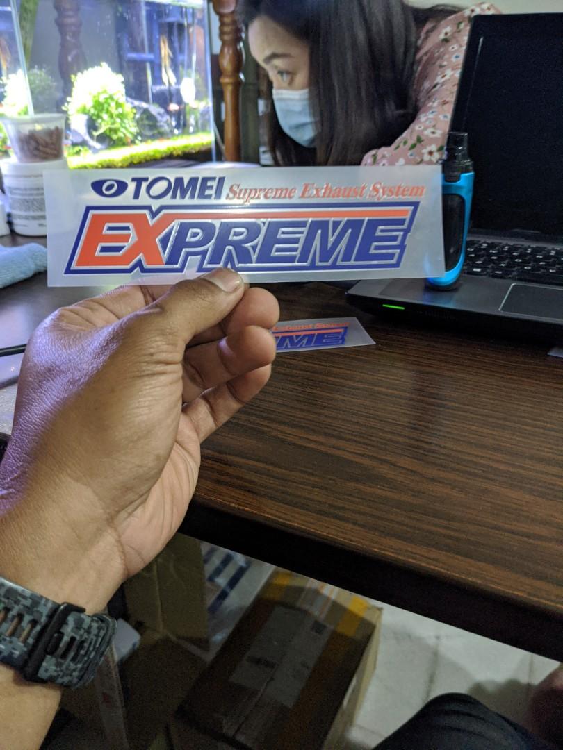 Original TOMEI sticker, Auto Accessories on Carousell