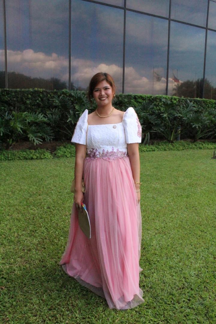 Pink Filipiniana, Women's Fashion, Dresses & Sets, Evening dresses ...