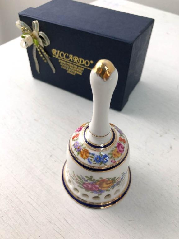 RICARDO Fine Porcelain Hand Painted Collection Italy Bell, Furniture ...