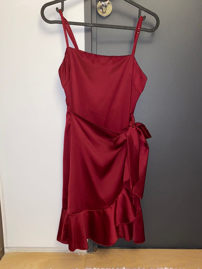 RUMOUR RED MINI DRESS, Women's Fashion, Dresses & Sets, Dresses on ...