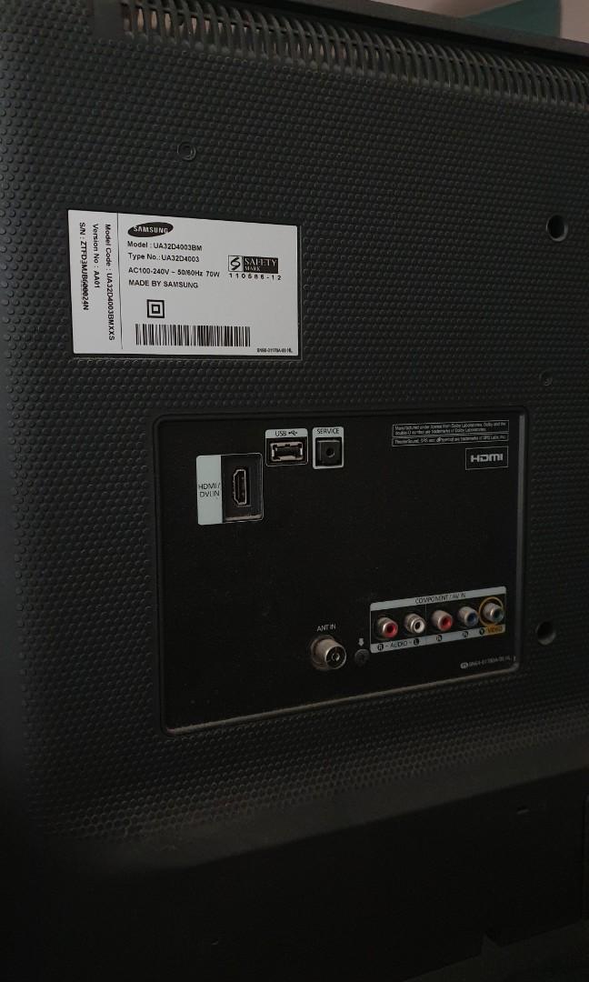 Samsung 32 inch LED TV (used), TV & Home Appliances, TV & Entertainment ...