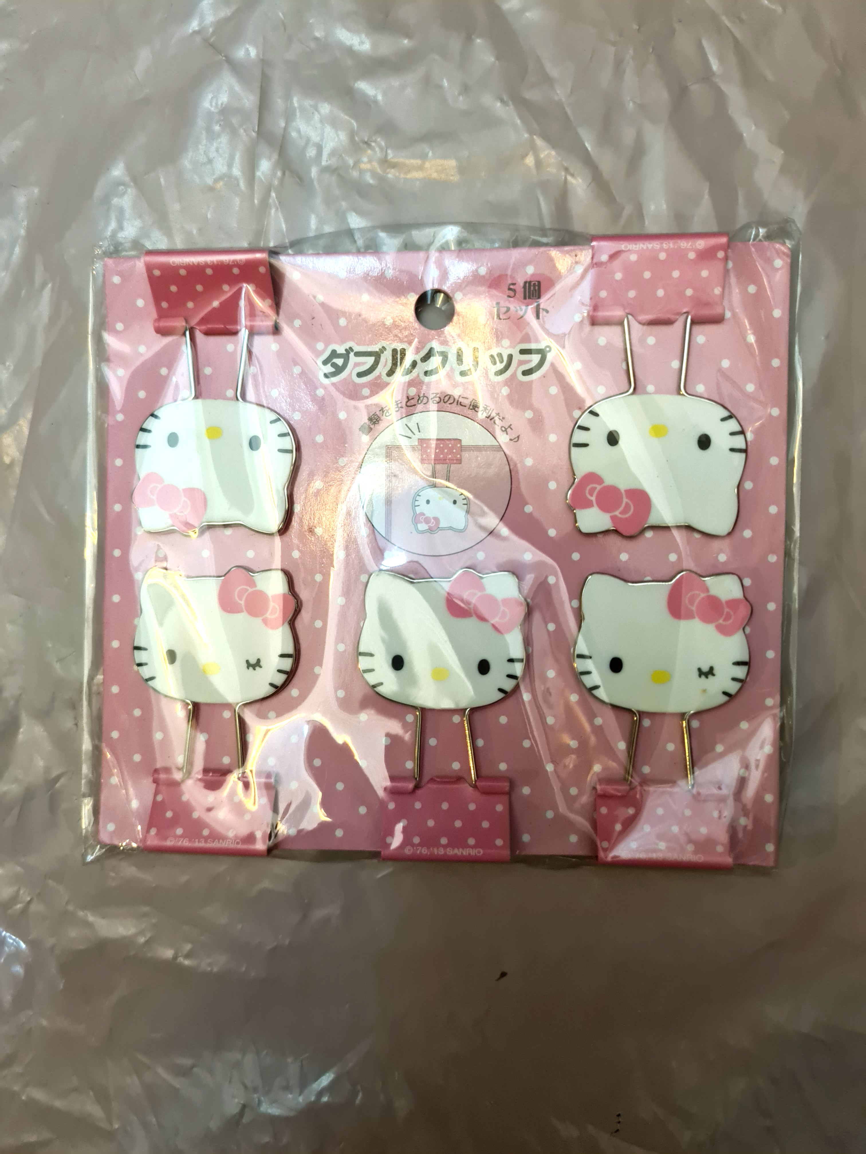 Sanrio Hello Kitty Paper Clips, Hobbies & Toys, Stationery & Craft ...