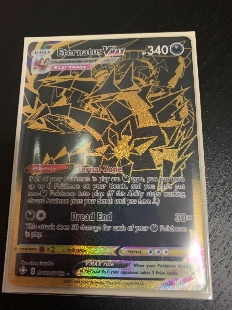 Shiny Holo Eternatus VMAX, Hobbies & Toys, Toys & Games on Carousell
