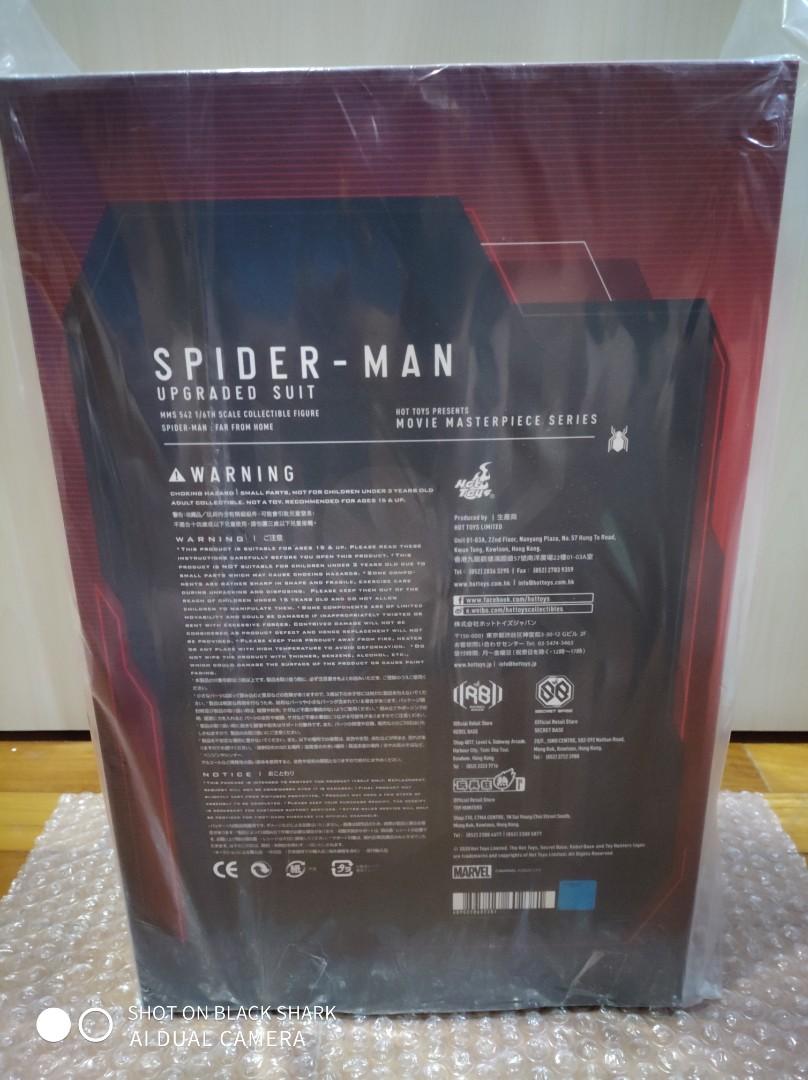 Hot toys Spider-man Spiderman far from home upgraded suit Hot Toys MMS ...