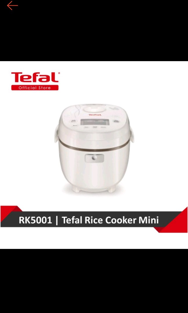 Tefal Mini Rice Cooker RK 5001, TV & Home Appliances, Kitchen ...