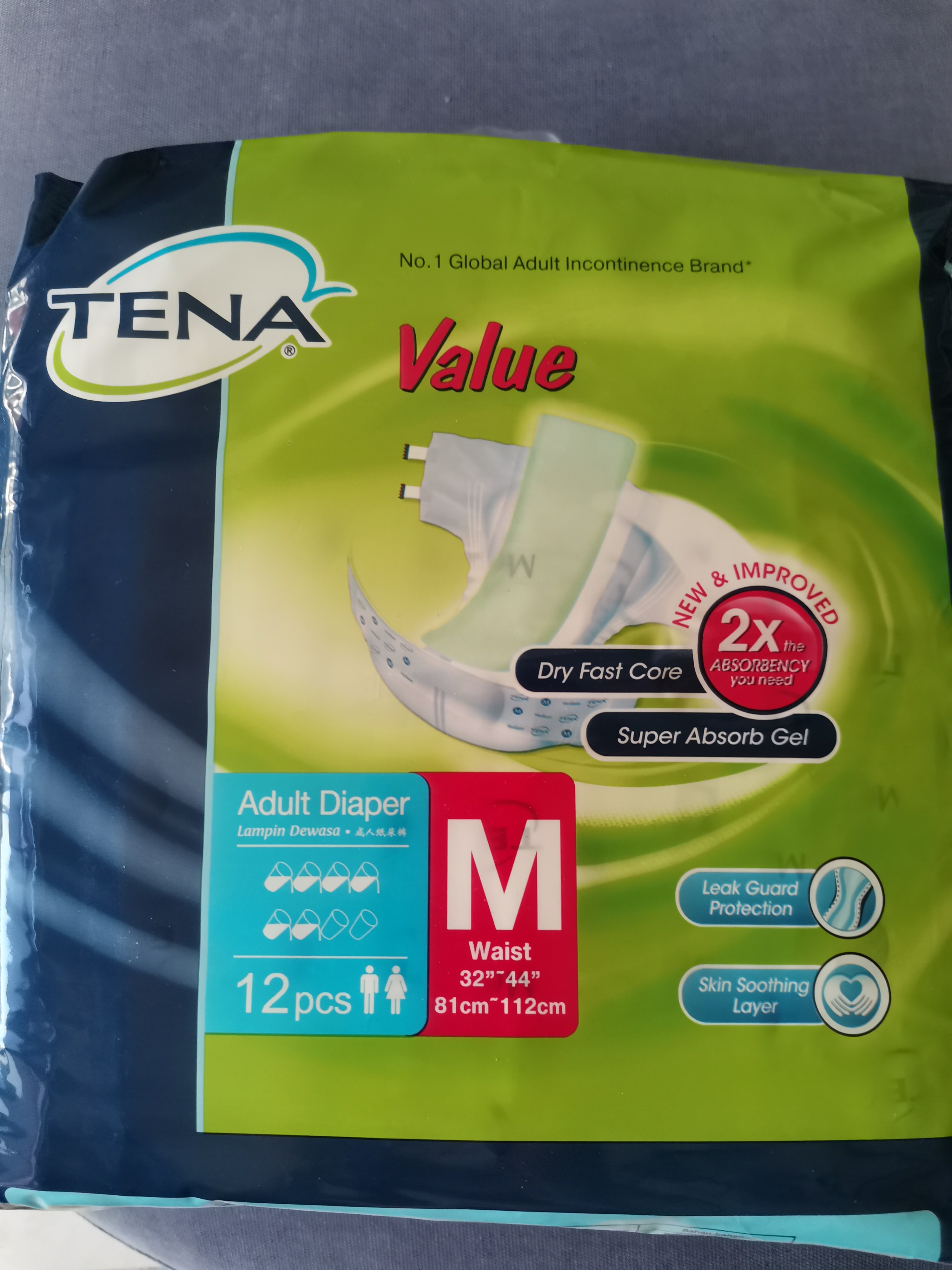 Tena Adult Diaper (new, 13 packs, selling cheap at $6.90 per pack ...