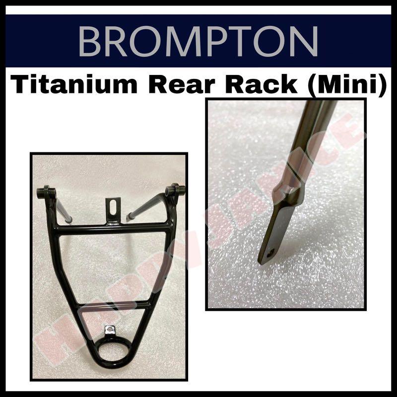 Titanium Mini Rear Rack for Brompton, Sports Equipment, Bicycles ...
