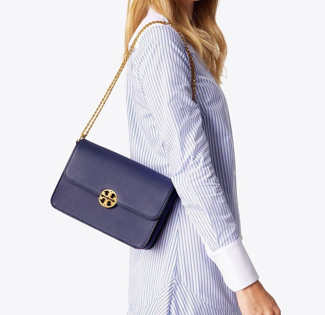 Tory Burch Chelsea Chain Shoulder Bag, Women's Fashion, Bags & Wallets ...