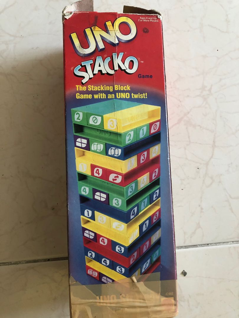 UNO Stacko, Hobbies & Toys, Toys & Games on Carousell