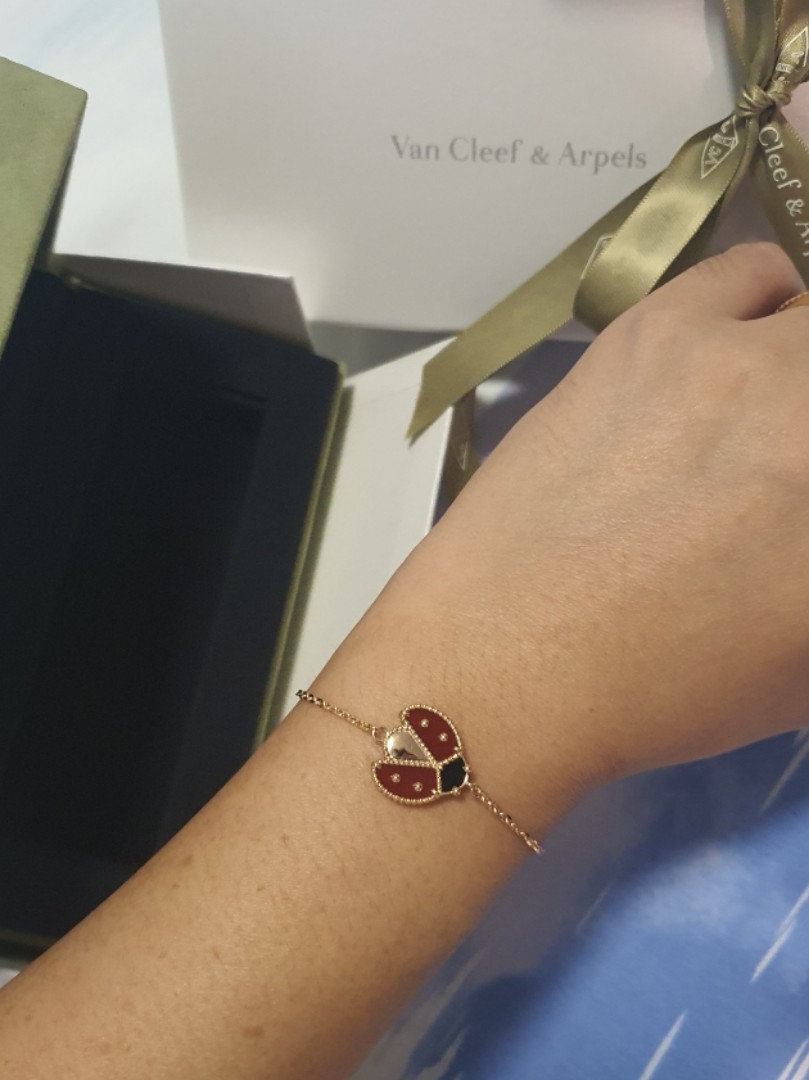 Van Cleef & Arpels VCA Spring Ladybug bracelet, Women's Fashion ...