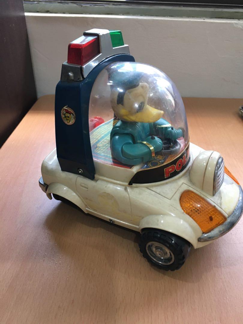 Vintage Donald Duck Police Car Toy, Hobbies & Toys, Memorabilia ...