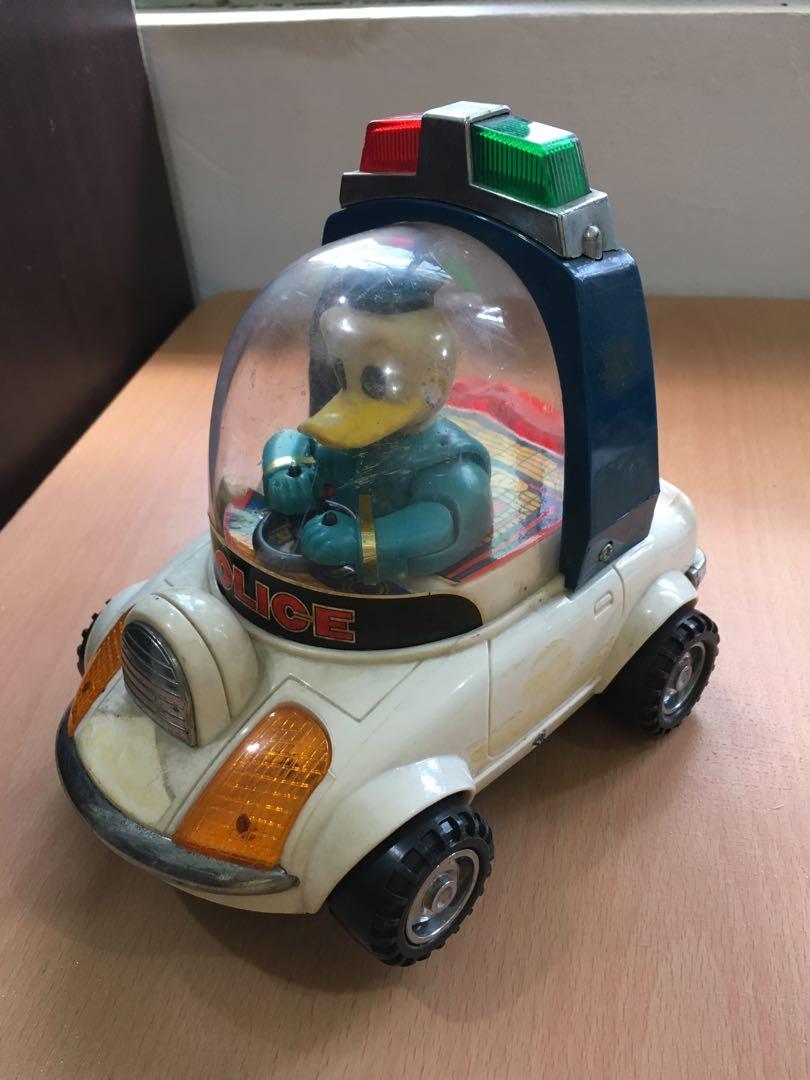 Vintage Donald Duck Police Car Toy, Hobbies & Toys, Memorabilia ...