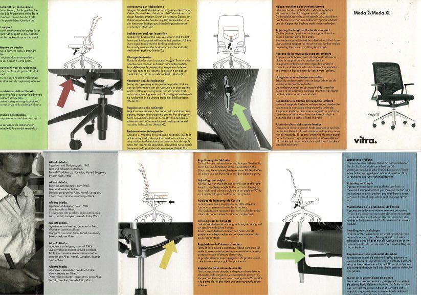 Vitra -Meda 2, Furniture & Home Living, Furniture, Chairs on Carousell