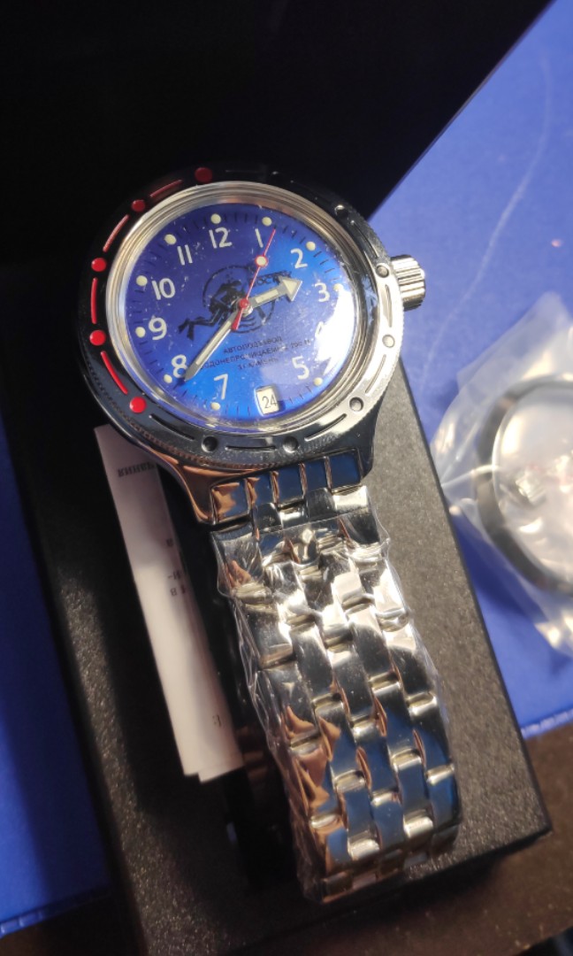Vostok Amphibia 420 Scuba Dude, Men's Fashion, Watches & Accessories ...