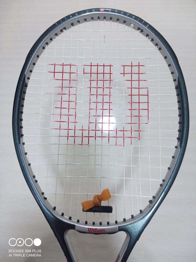 Wilson Profile Force Tennis Racquet, Sports Equipment, Sports & Games ...