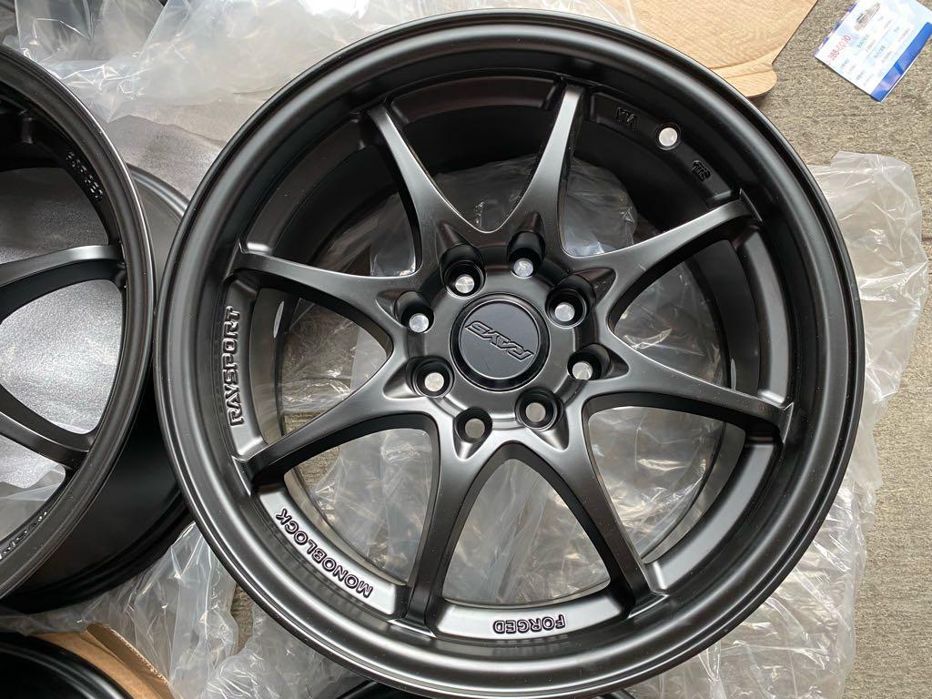 15" CE28 Design Black mags 4Holes pcd 100-114 Bnew, Car Parts ...